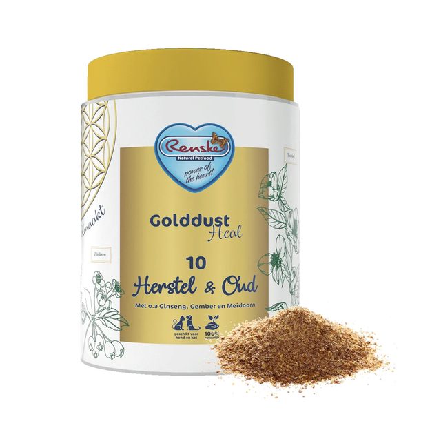 Renske Golddust Heal 10 Voedingssupplement Herstel en Oud 500 gram